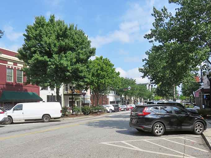 Anderson's downtown streets are shaded by trees older than your favorite childhood memories, creating natural air conditioning.