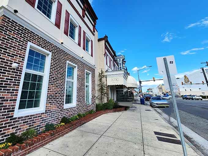 Classic brick architecture meets timeless seafood tradition in this Atlantic City landmark that's been delighting diners for generations.