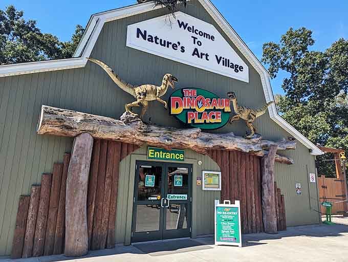 Those dinosaurs perched above the entrance promise adventure&mdash;and they deliver on every prehistoric promise inside.