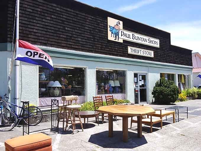 That furniture sitting outside in the sunshine is basically waving at you, begging for a new home.