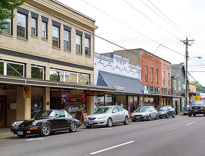 Silverton's historic storefronts line up like a perfectly preserved postcard from a gentler time.