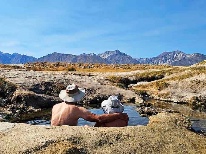 Nature's own infinity pool with a Sierra Nevada backdrop&mdash;this is what retirement dreams are made of, friends.