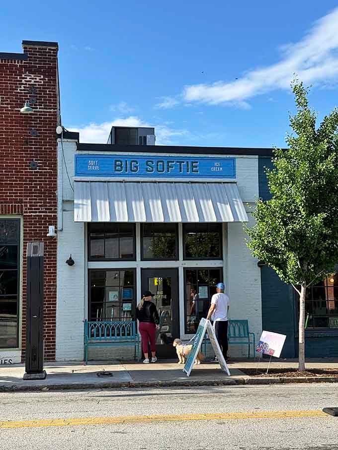 When even the clouds above seem to swirl like soft serve, you know you're in the right place.