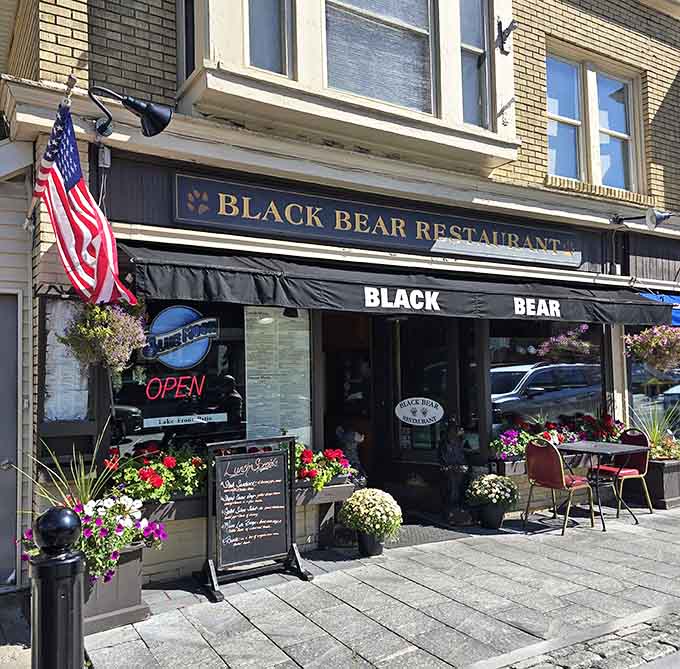 When the flowers are blooming and the flag's flying, you know this Lake Placid gem means serious business about hospitality.