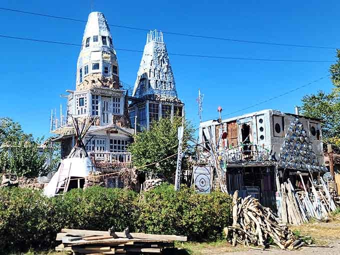 This handcrafted wonderland proves one person's vision can transform recycled materials into something absolutely extraordinary and unforgettable.