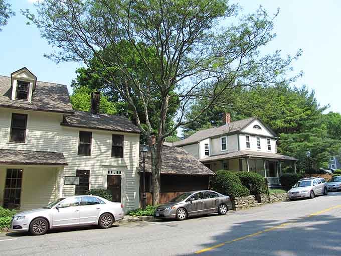 Tree-lined streets and historic buildings create the kind of Main Street Norman Rockwell would've painted twice.