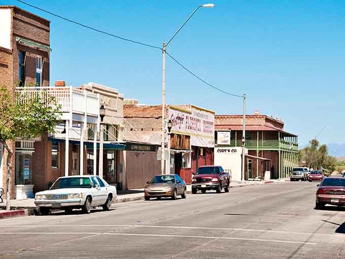Those vintage balconies and old-time storefronts make you feel like Gunsmoke could film here tomorrow morning.