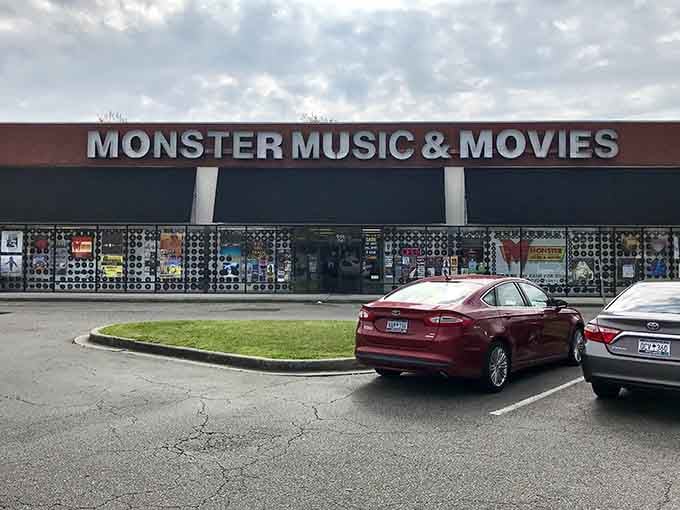 The packed parking lot tells you everything: this is where serious collectors come to find their next favorite album.