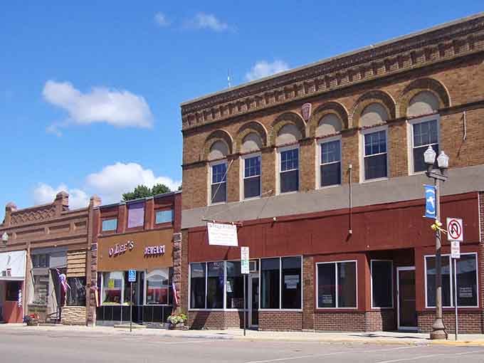 Those arched windows and detailed brickwork prove they built things to last back in the day.