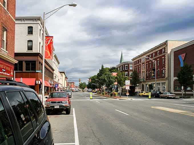 Wide streets and classic storefronts create that walkable downtown vibe your knees will actually appreciate every morning.