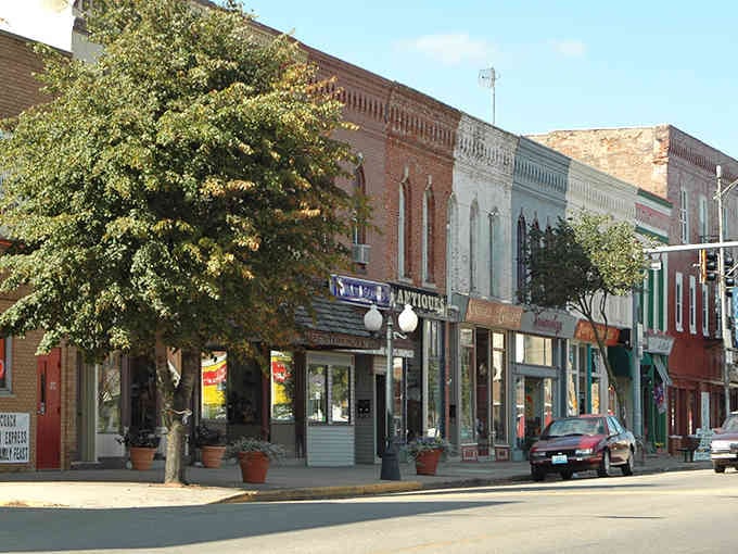 Those decorative cornices and vintage storefronts prove that good architecture never goes out of style, just gets better with age.