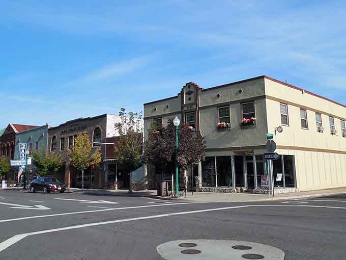 Historic storefronts line streets so peaceful you can actually hear yourself think for once in your life.