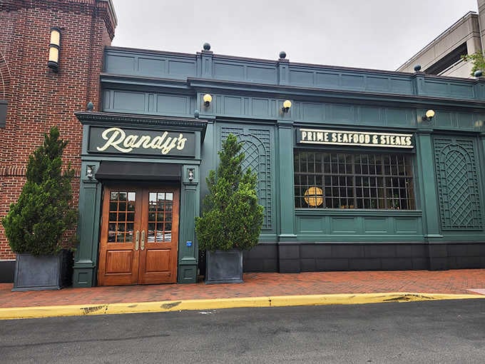 Randy's welcomes you with classic charm and wooden doors that open to serious steak satisfaction inside.