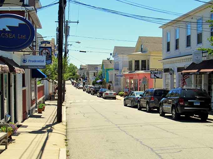 Sunlit storefronts line this coastal gem where history isn't just preserved&mdash;it's still being lived every single day.