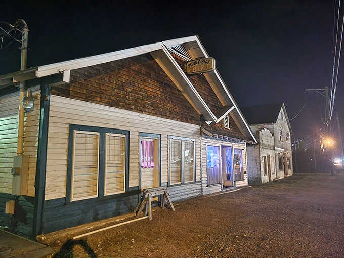 When the neon glows at night, you know the oyster bar is ready to serve coastal treasures.
