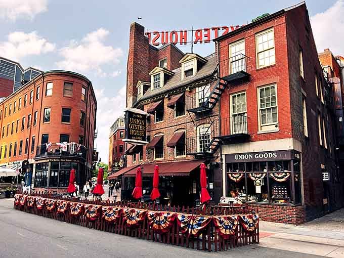 Those patriotic bunting decorations aren't just for show&mdash;this place has been serving seafood since before your grandparents were born.