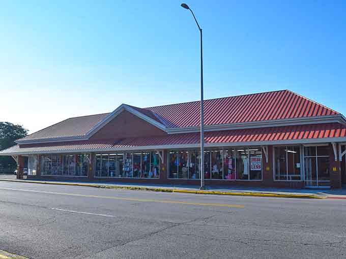 Look at those massive windows showcasing endless possibilities&mdash;this sprawling store promises hours of happy hunting for savvy shoppers.