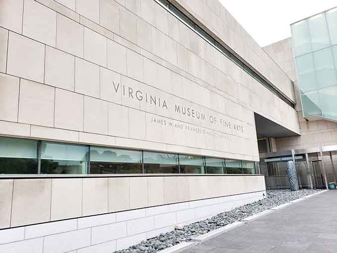 Clean modern lines and bright limestone walls promise treasures inside, where admission is gloriously, wonderfully, unbelievably free.