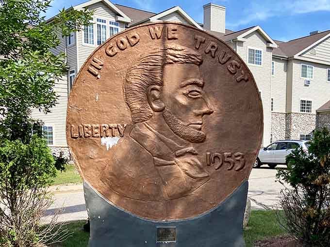 Every detail from "In God We Trust" to "Liberty" is perfectly rendered on this magnificent giant coin.