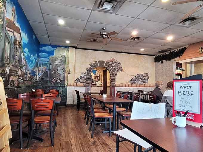 Step inside and suddenly you're dining along the Mediterranean coast, minus the jet lag and passport hassles.