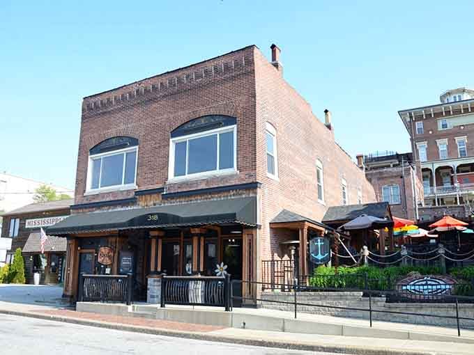 Modern comfort meets river town charm in downtown Alton's thriving restaurant scene along the Mississippi.