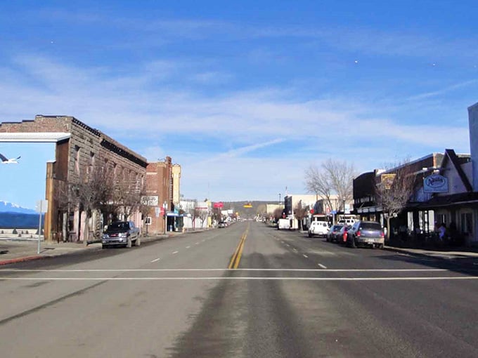 Wide open streets where you can actually see the mountains instead of just billboards and traffic.