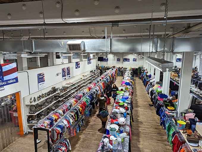 Aisles so organized, you might forget you're hunting for bargains instead of browsing a department store.