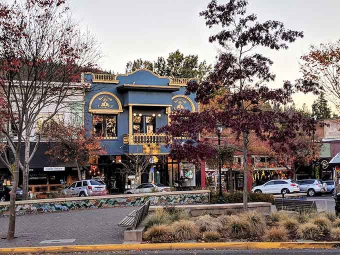 That blue building isn't just pretty &ndash; it's proof that Ashland takes its architecture as seriously as its theater.