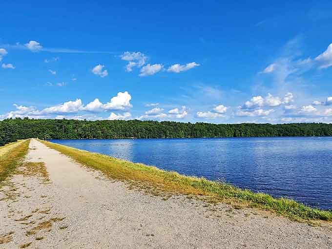 That view makes you wonder why anyone bothers with expensive vacations when this exists right here in Massachusetts.