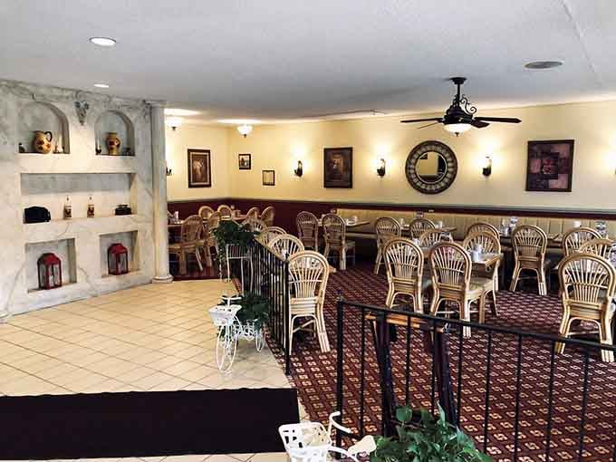 The dining room where sensible eating plans come to die, and nobody minds one bit about the funeral arrangements.