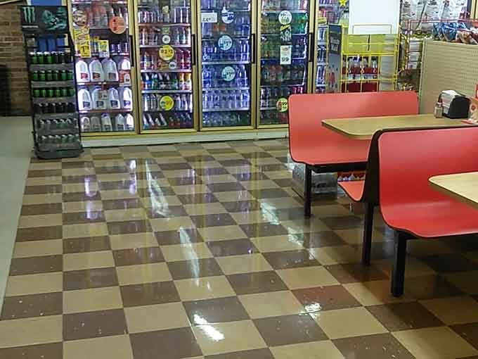 Those red booths have witnessed more chicken-induced happiness than most fancy restaurants will ever see in their lifetime.