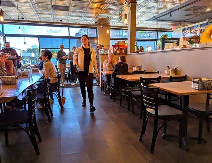 Balkan Treat Box buzzes with energy, warm light, busy tables, and the promise of bold, satisfying flavors waiting just ahead.