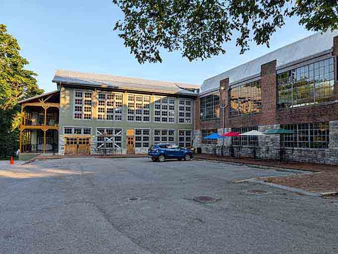 This stunning building blends historic charm with modern craftsmanship, proving Berea takes its architecture as seriously as its art.