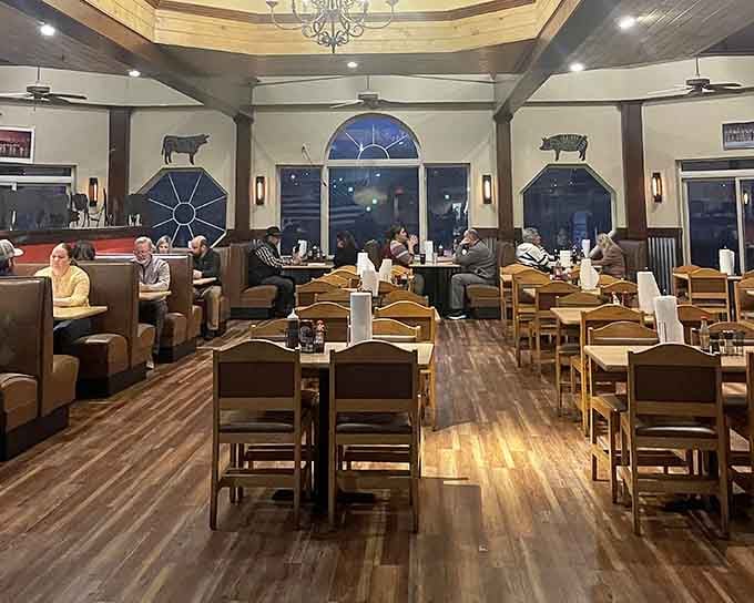 High ceilings and spacious seating prove barbecue joints can be classy without losing their soul or sauce-stained charm.