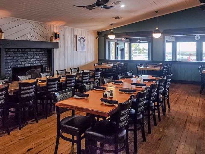 Clean lines and warm wood floors create the kind of comfortable atmosphere where lingering feels mandatory.