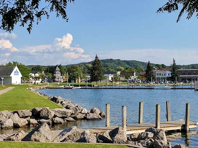 Historic buildings meet pristine waterfront in a combination that would make any city planner weep with joy.