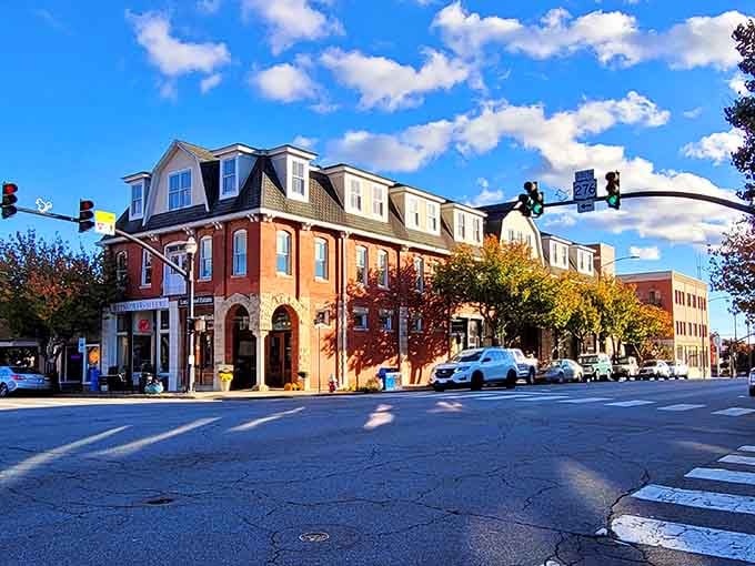 Downtown architecture that makes you want to slow down, grab coffee, and actually talk to strangers again.