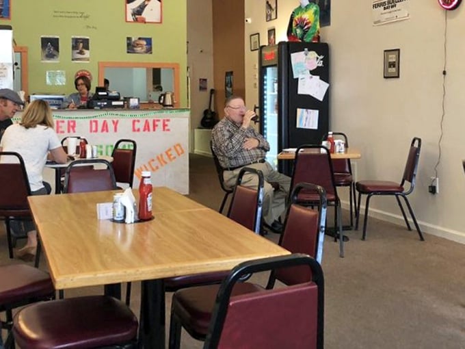 Step inside and let the '80s memorabilia transport you to a simpler time when diners were community gathering spots.