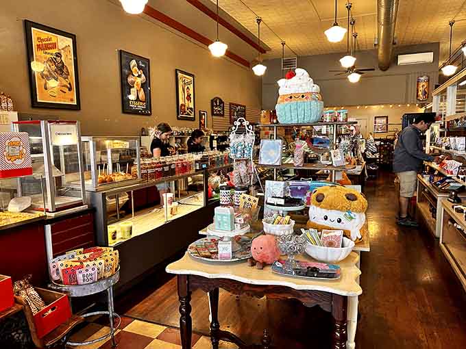 Step inside and suddenly you're a kid again, surrounded by more candy than Willy Wonka's wildest dreams.