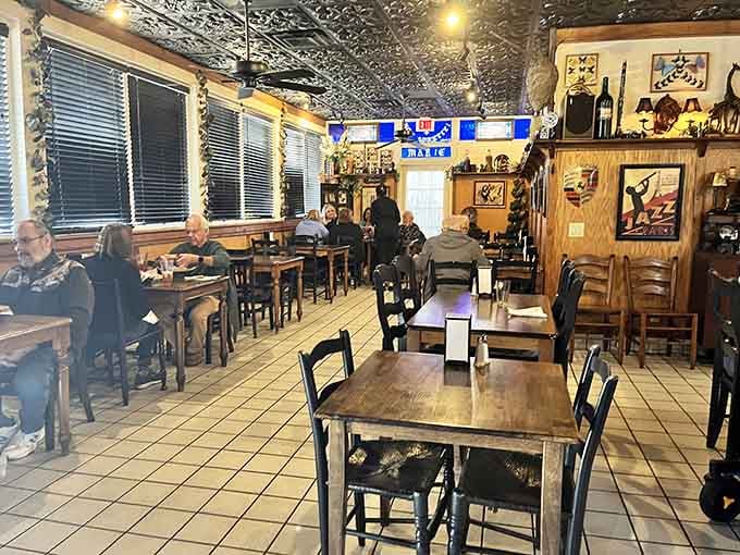 Step inside and suddenly you're transported to a European bistro, complete with charm that no chain restaurant could ever replicate.