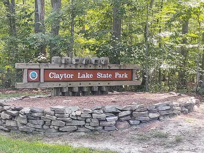 That entrance sign means you've arrived at 4,500 acres of pure Virginia lake country magic.