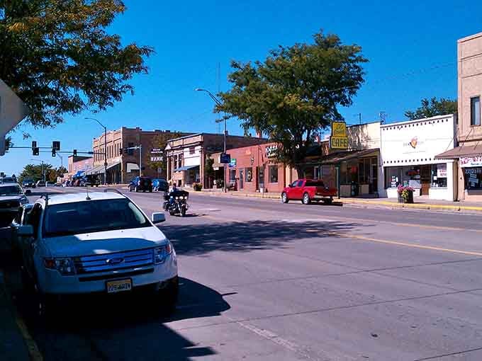 Downtown Cortez where storefronts have stories instead of corporate logos and parking spots outnumber traffic jams exponentially.