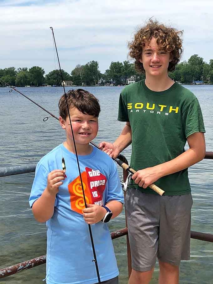 Young anglers discover the patience-testing art of fishing, creating memories that'll outlast any video game high score.