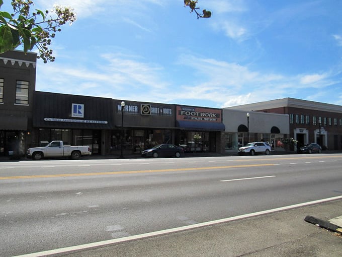 Classic storefronts line up like old friends waiting to share their stories with anyone who'll slow down.