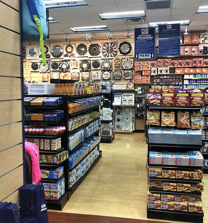 Floor-to-ceiling merchandise creates a retail wonderland where every glance reveals another unexpected treasure waiting to be discovered.
