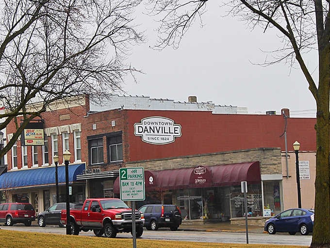 Downtown Danville has been holding court since 1824, and these brick buildings have stories your GPS will never tell you.