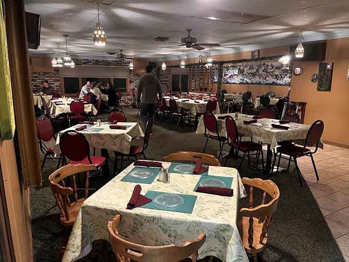 Step inside where warm lighting and cozy booths remind you that dinner should never be rushed or ordinary.