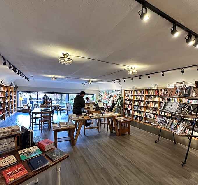 Bright, airy spaces filled with carefully chosen books create the perfect atmosphere for losing track of time.