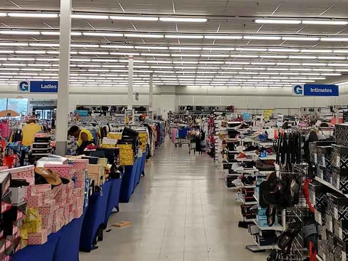 Rows upon rows of possibilities stretch before you like a bargain hunter's version of the yellow brick road.