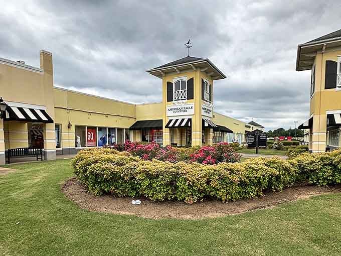 The landscaping alone tells you this place takes pride in presentation, unlike your average bargain basement operation.